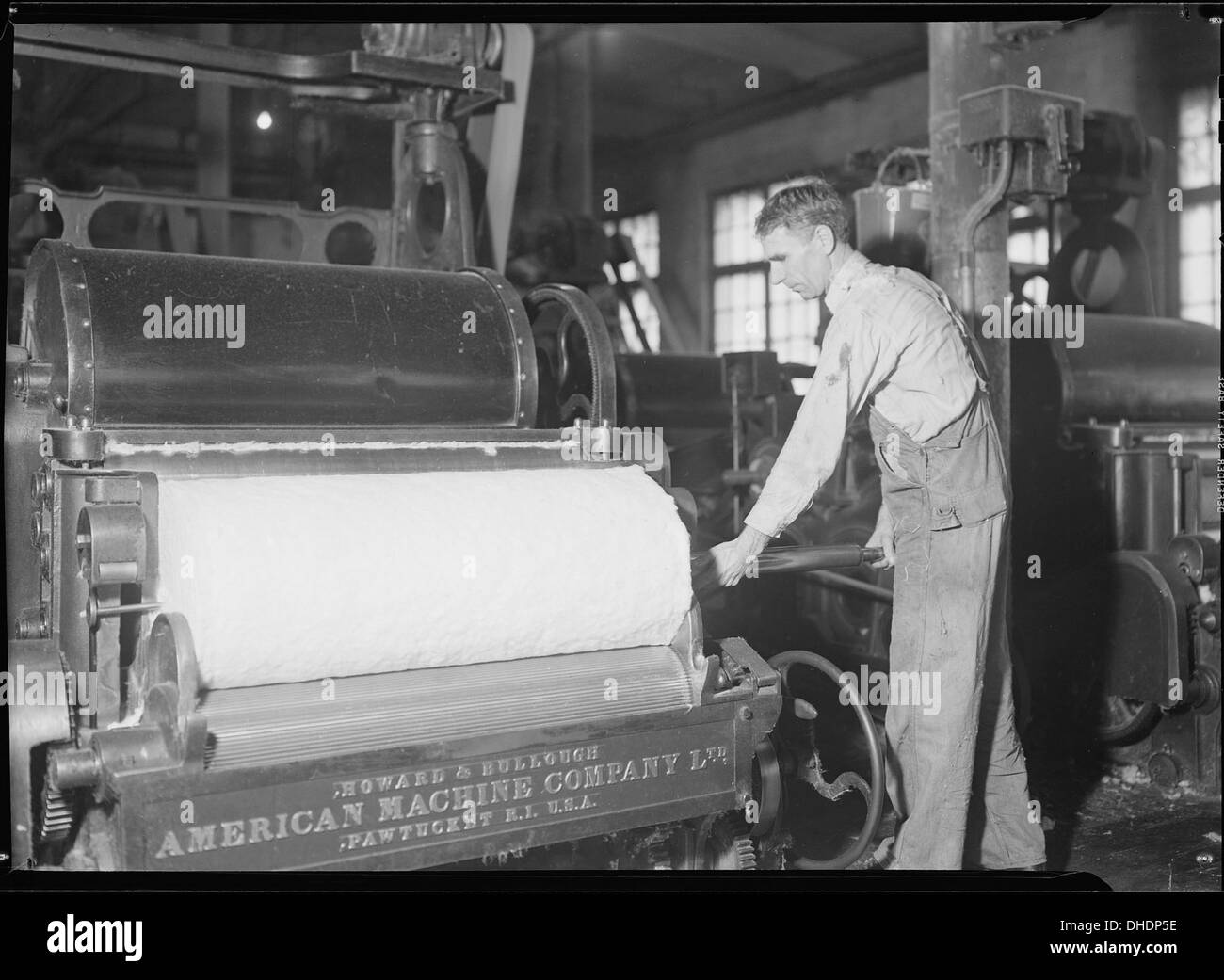 This image depicts the Pickett Yarn Mill in High Point, North Carolina ...