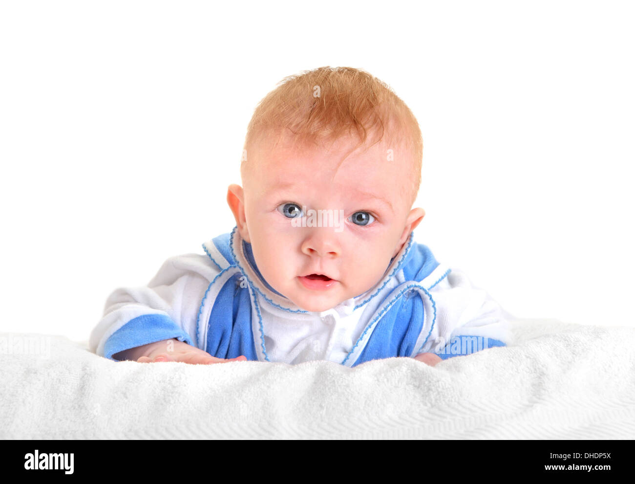 Surprised Baby Boy Stock Photo - Alamy