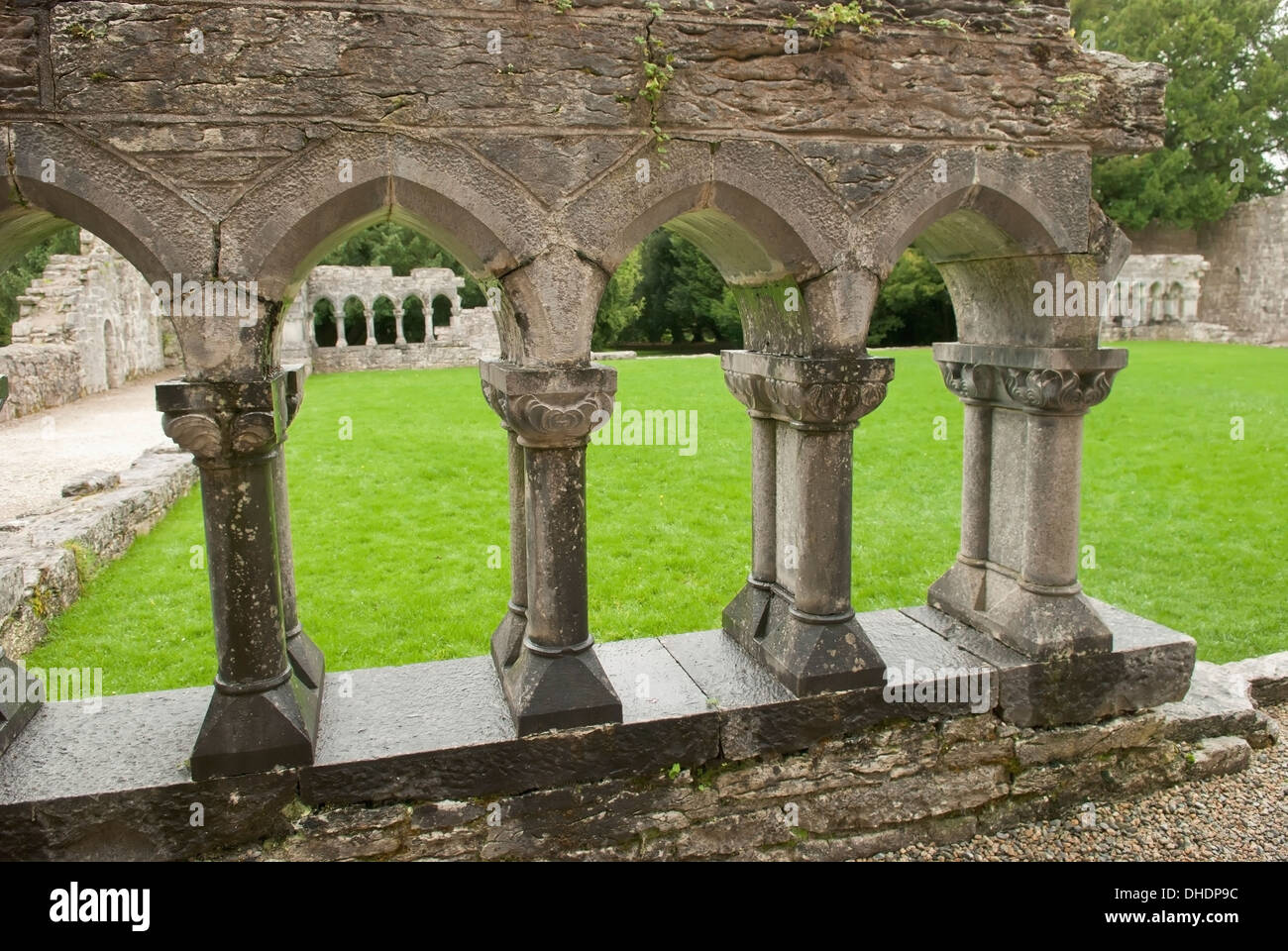 Ornate Columns Outside Ashford Castle; County Galway, Ireland Stock ...
