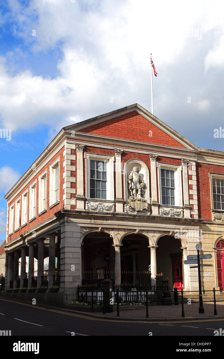 The Guildhall, Windsor town, Royal Berkshire County, England, UK Stock ...