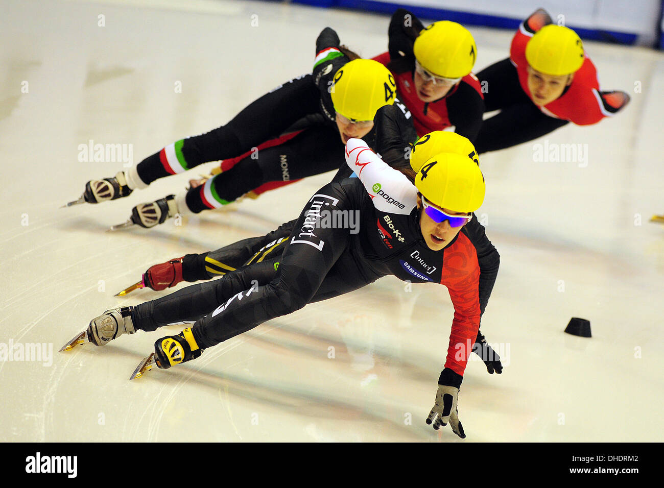 Torino, Italy. 07th Nov, 2013. Valerie Maltais of Canada during the ISU ...