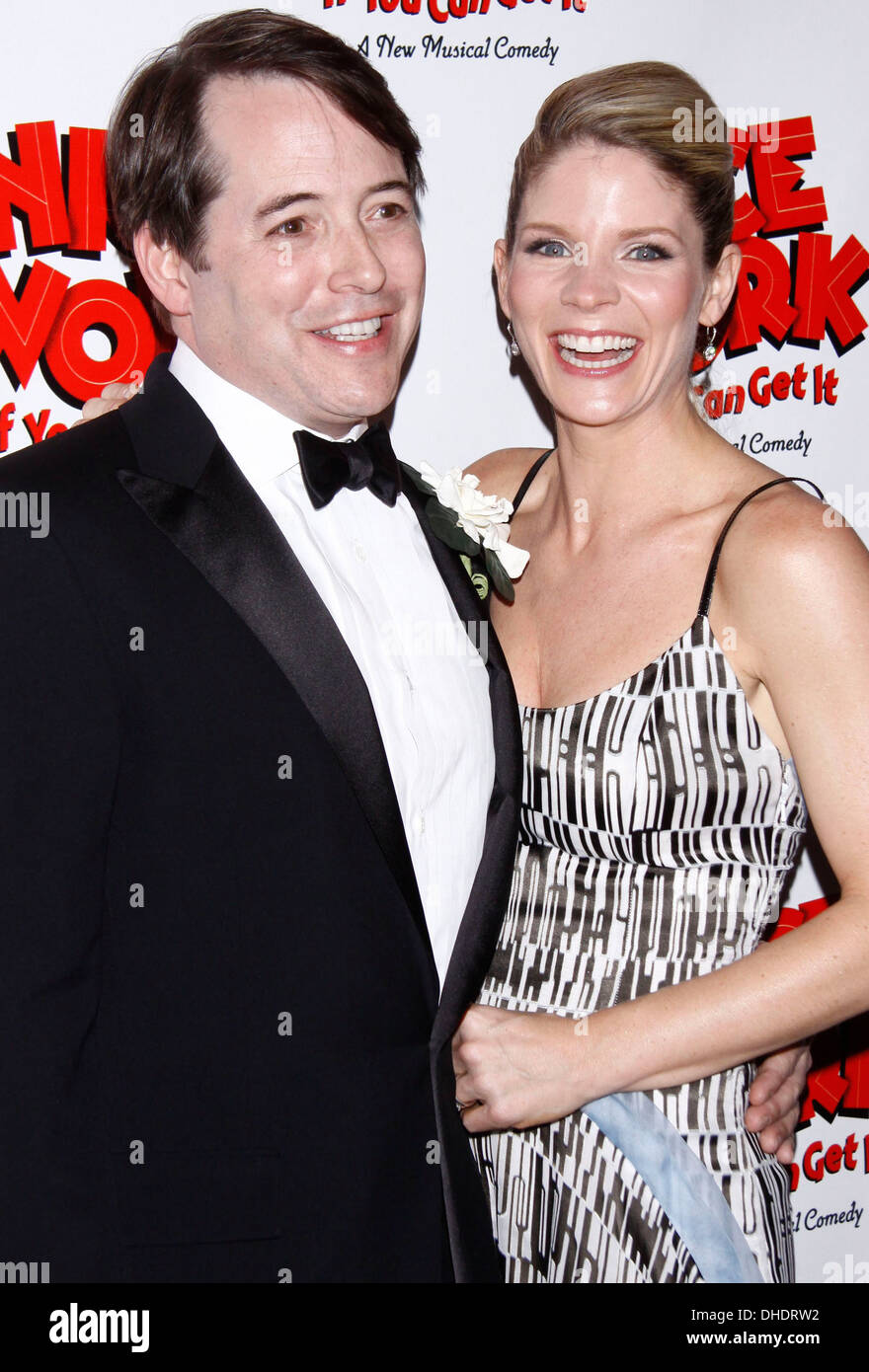 Matthew Broderick and Kelli O'Hara Broadway opening night afterparty ...