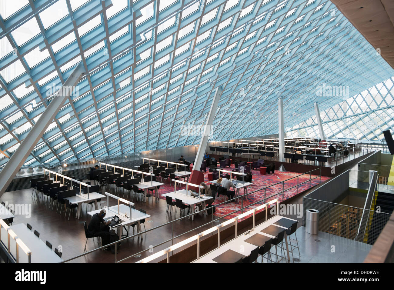 Seattle central library hi-res stock photography and images - Alamy