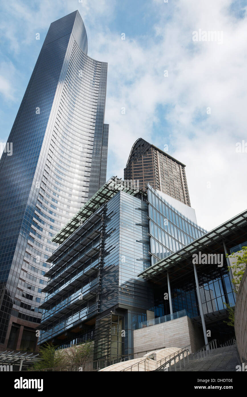 Skyscrapers; Seattle, Washington, United States Of America Stock Photo ...