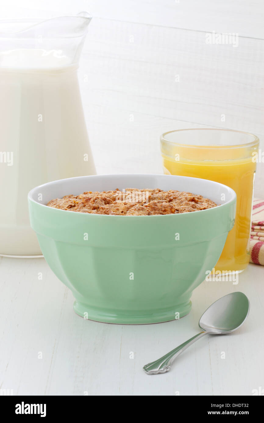 whole wheat cereal, delicious and healthy breakfast, often eaten in ...