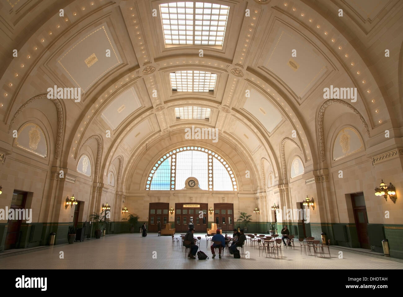 Interior Of Union Station; Seattle, Washington, United States Of ...