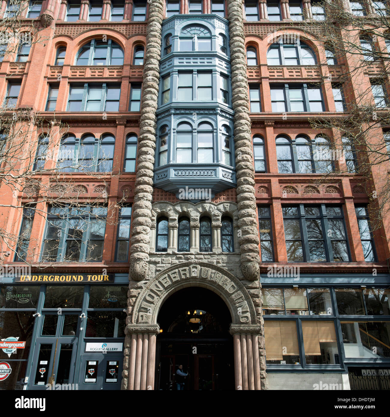 Building With Arched Windows And Arched Doorway; Seattle, Washington ...