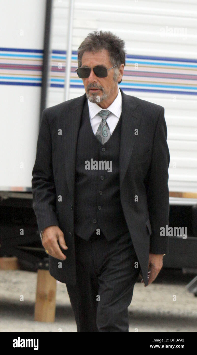 Al Paci films scenes his new movie 'Stand Up Guys' in Los Angeles Los ...