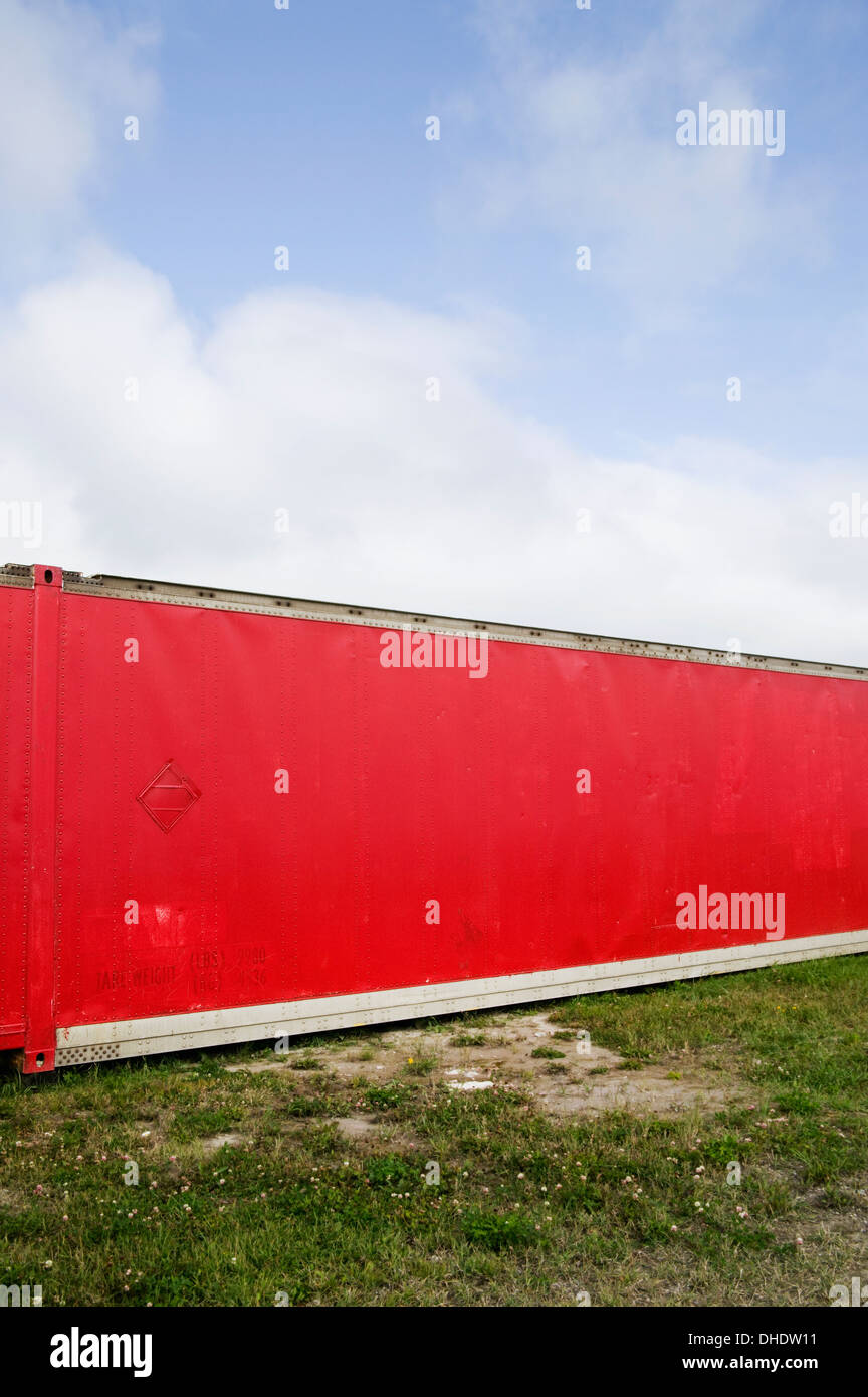 Red transport container canada hi-res stock photography and images - Alamy