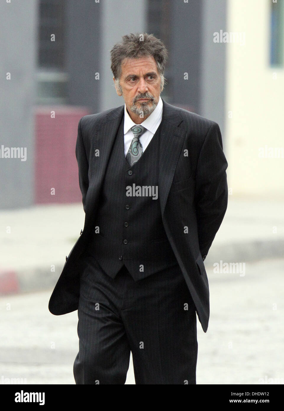 Al Paci films scenes his new movie 'Stand Up Guys' in Los Angeles Los ...