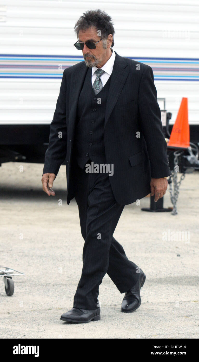 Al Paci films scenes his new movie 'Stand Up Guys' in Los Angeles Los ...