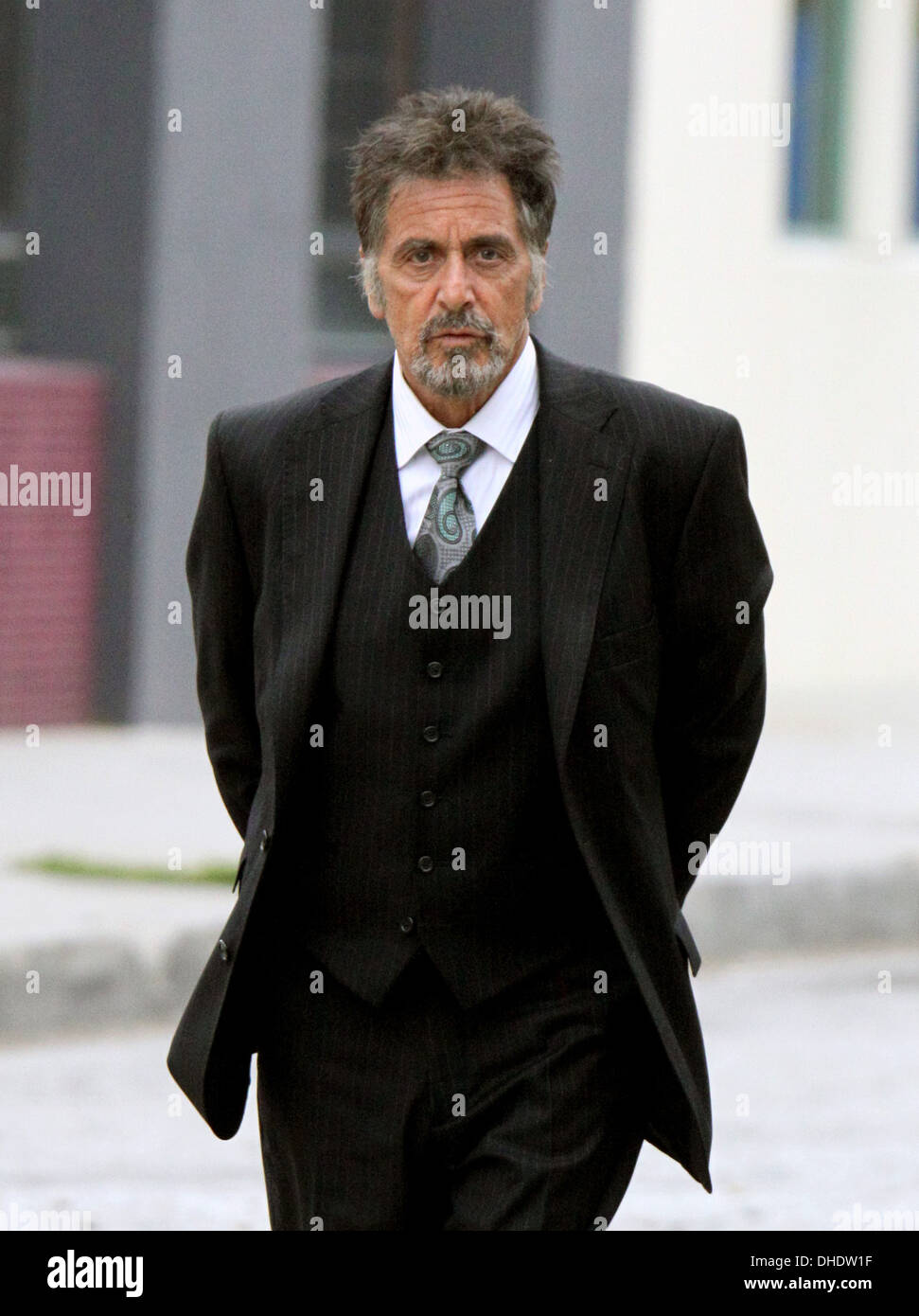 Al Paci films scenes his new movie 'Stand Up Guys' in Los Angeles Los ...