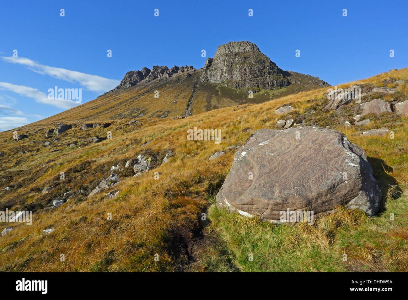 Summit of Stac Pollaidh taken during the ascent Stock Photo - Alamy