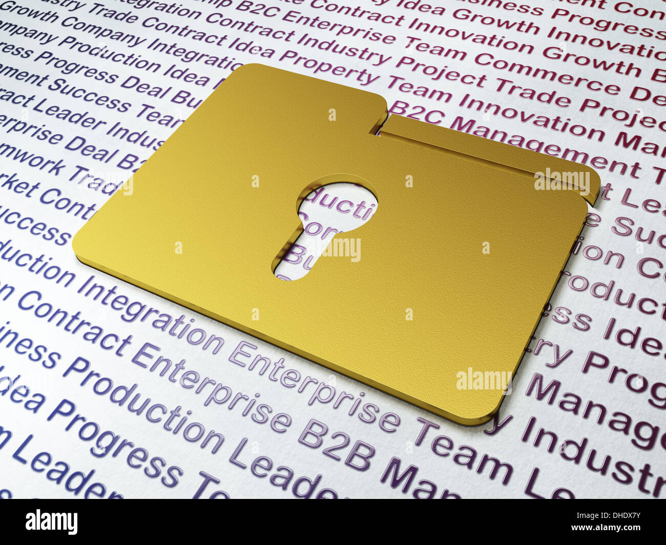 3d golden folder hi-res stock photography and images - Alamy