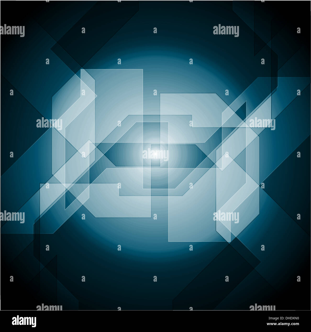 Dark blue technology design. Vector illustration Stock Photo - Alamy