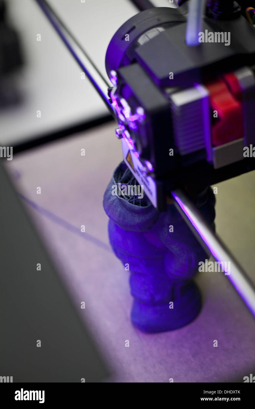 London, UK. 7th Nov, 2013. Maker Bot at the 3D Print Show London.As the ...