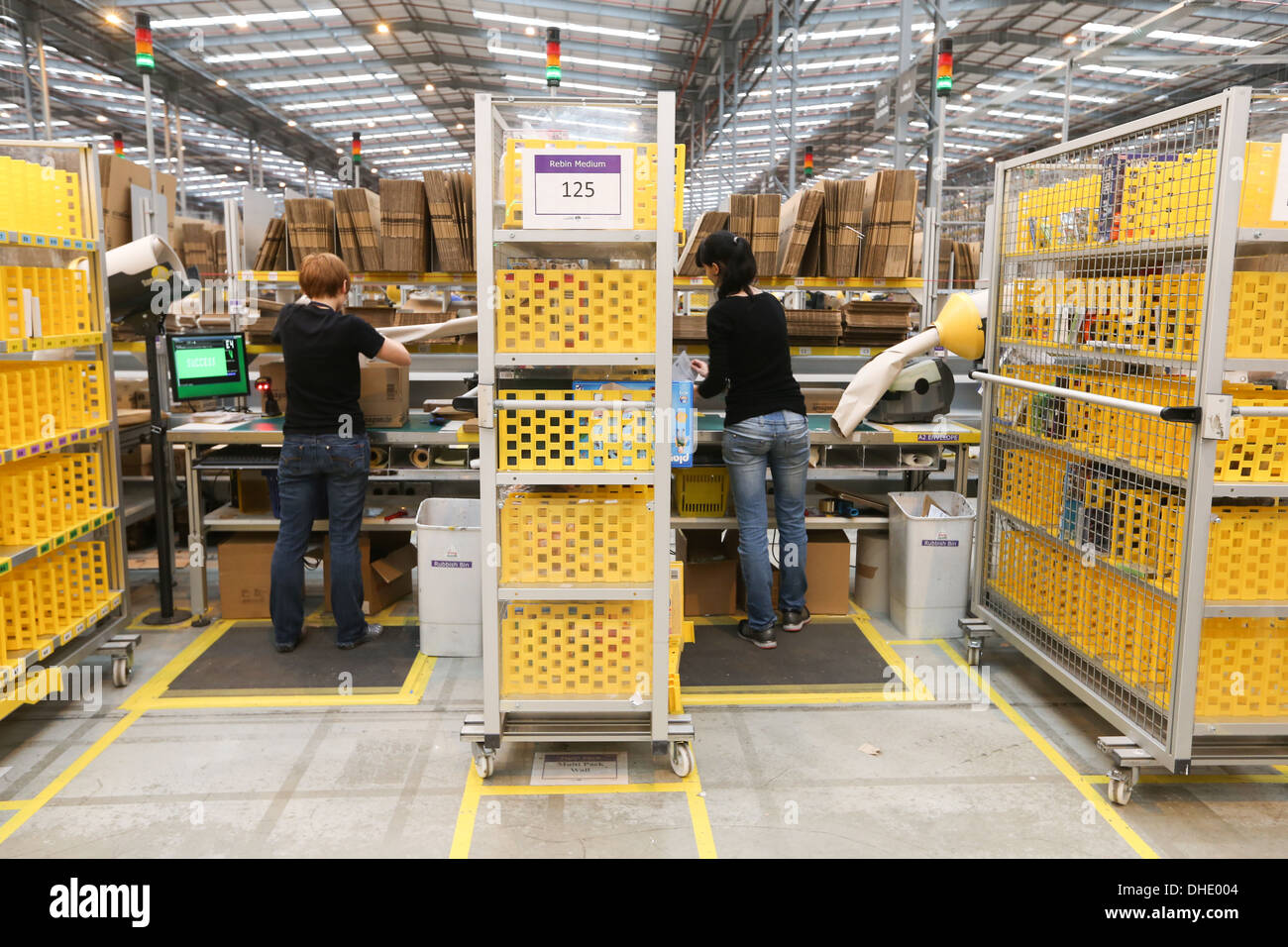 Amazon fulfilment centre (warehouse) in Peterborough Cambridgeshire ...