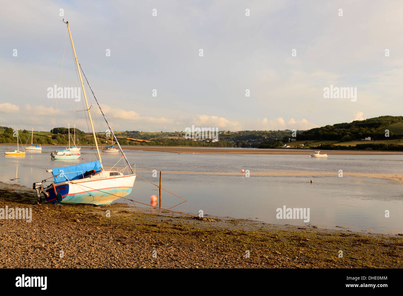 The Teifi Estuary; Gwbert on Sea Stock Photo - Alamy