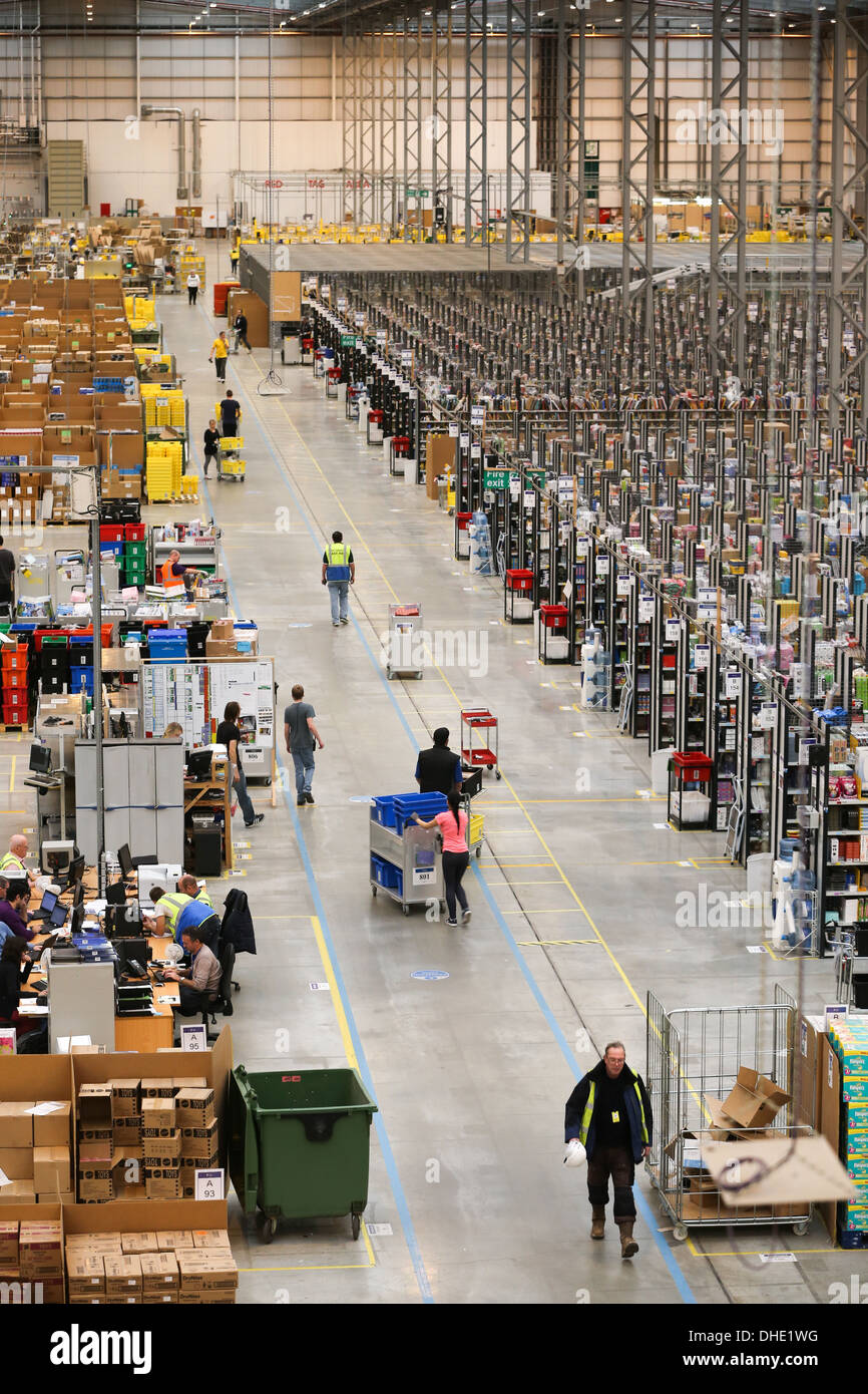 Amazon fulfilment centre (warehouse) in Peterborough Cambridgeshire ...