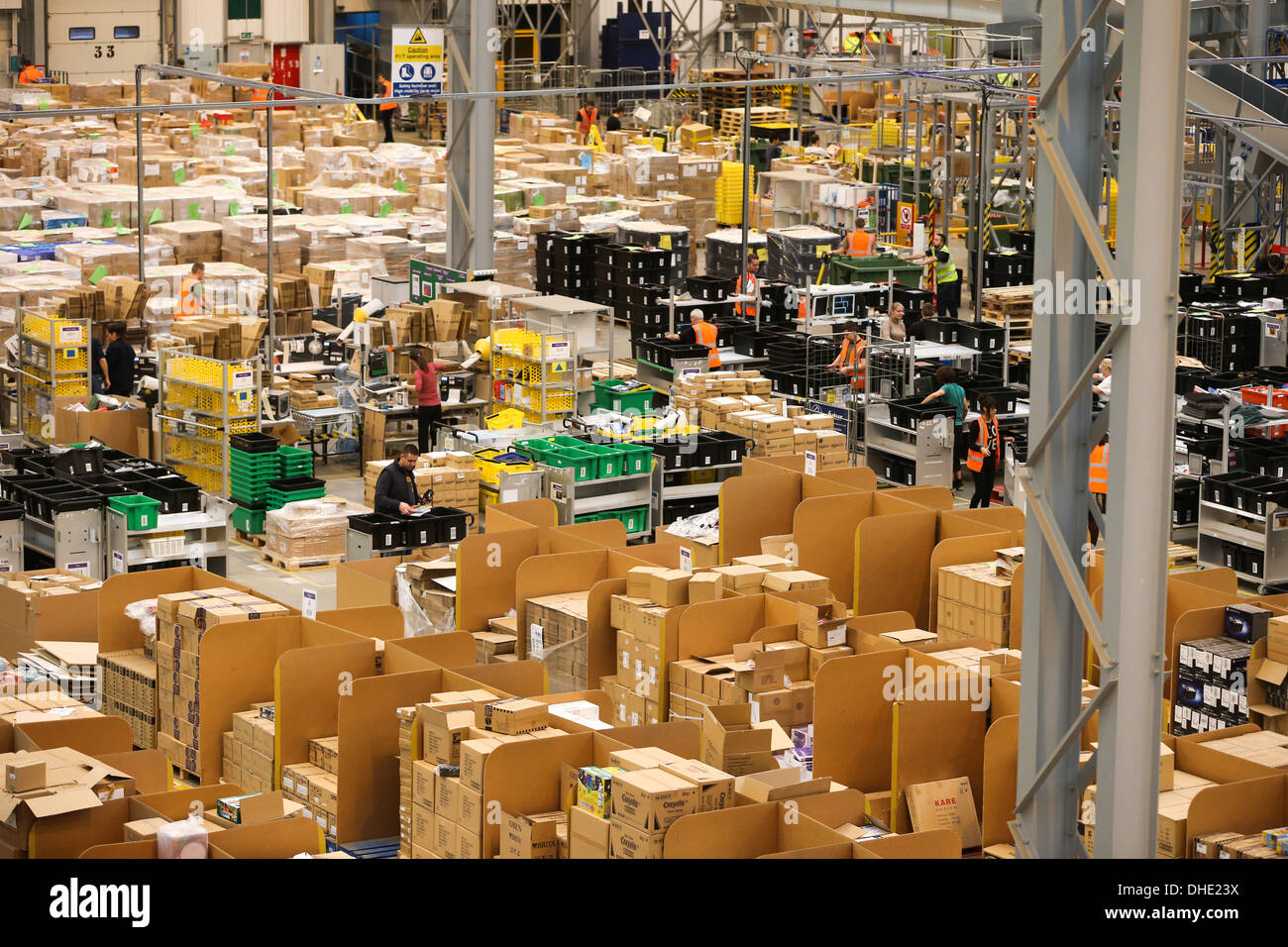 Amazon fulfilment centre (warehouse) in Peterborough Cambridgeshire ...