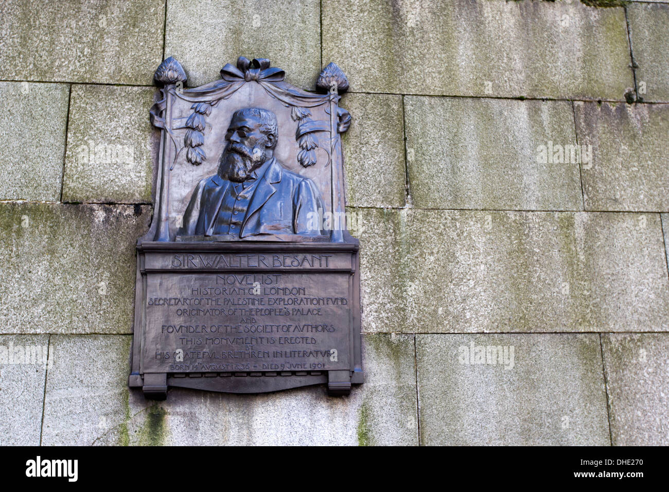 Monument to W.S. Gilbert, Embankment, London, UK Stock Photo - Alamy