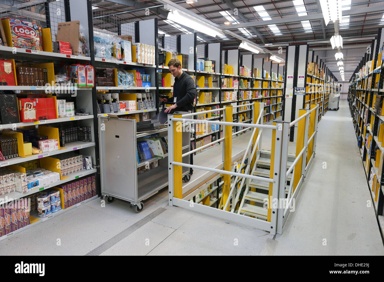Amazon fulfilment centre (warehouse) in Peterborough Cambridgeshire ...