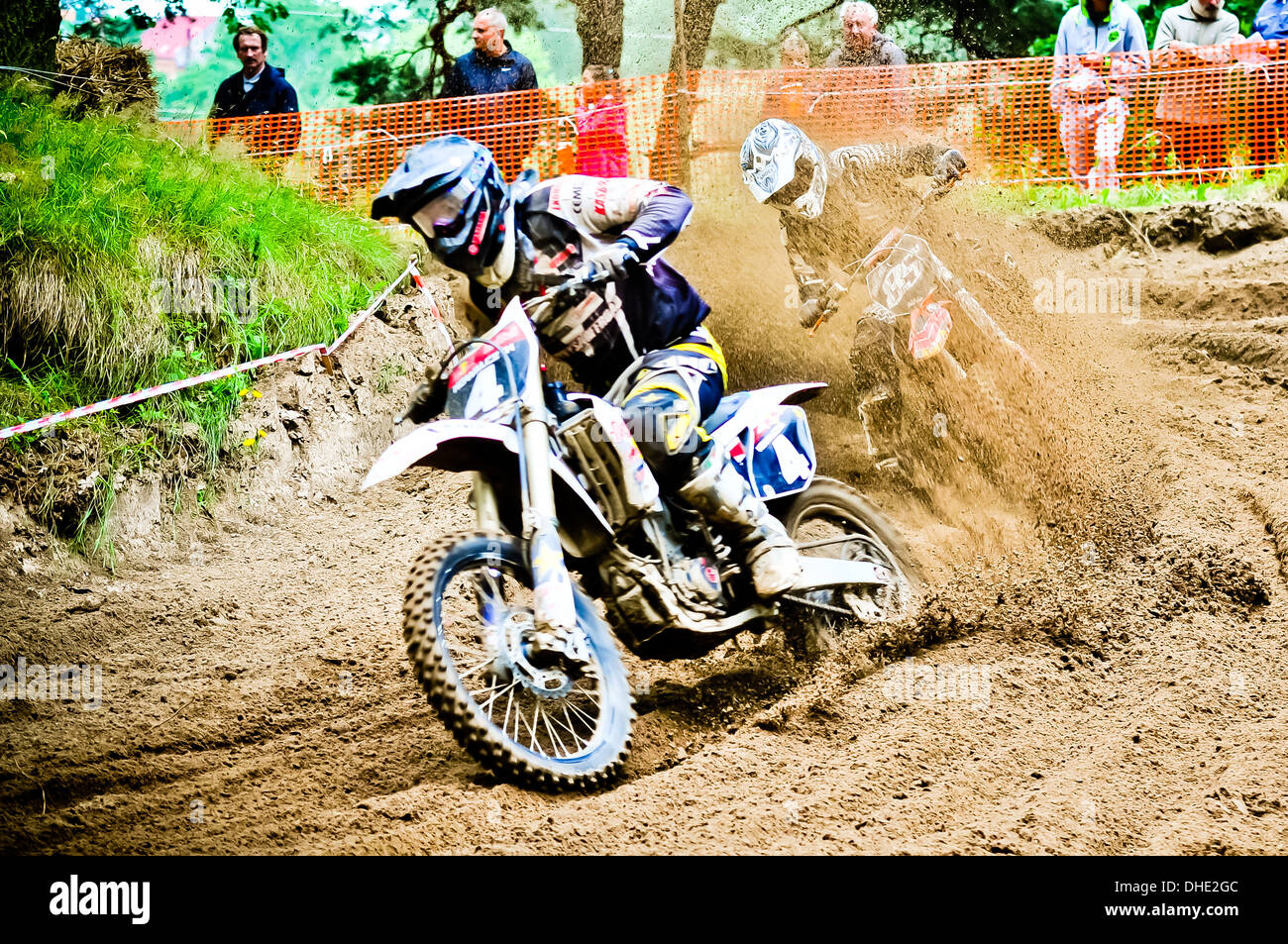 motocross rider during the race Stock Photo - Alamy