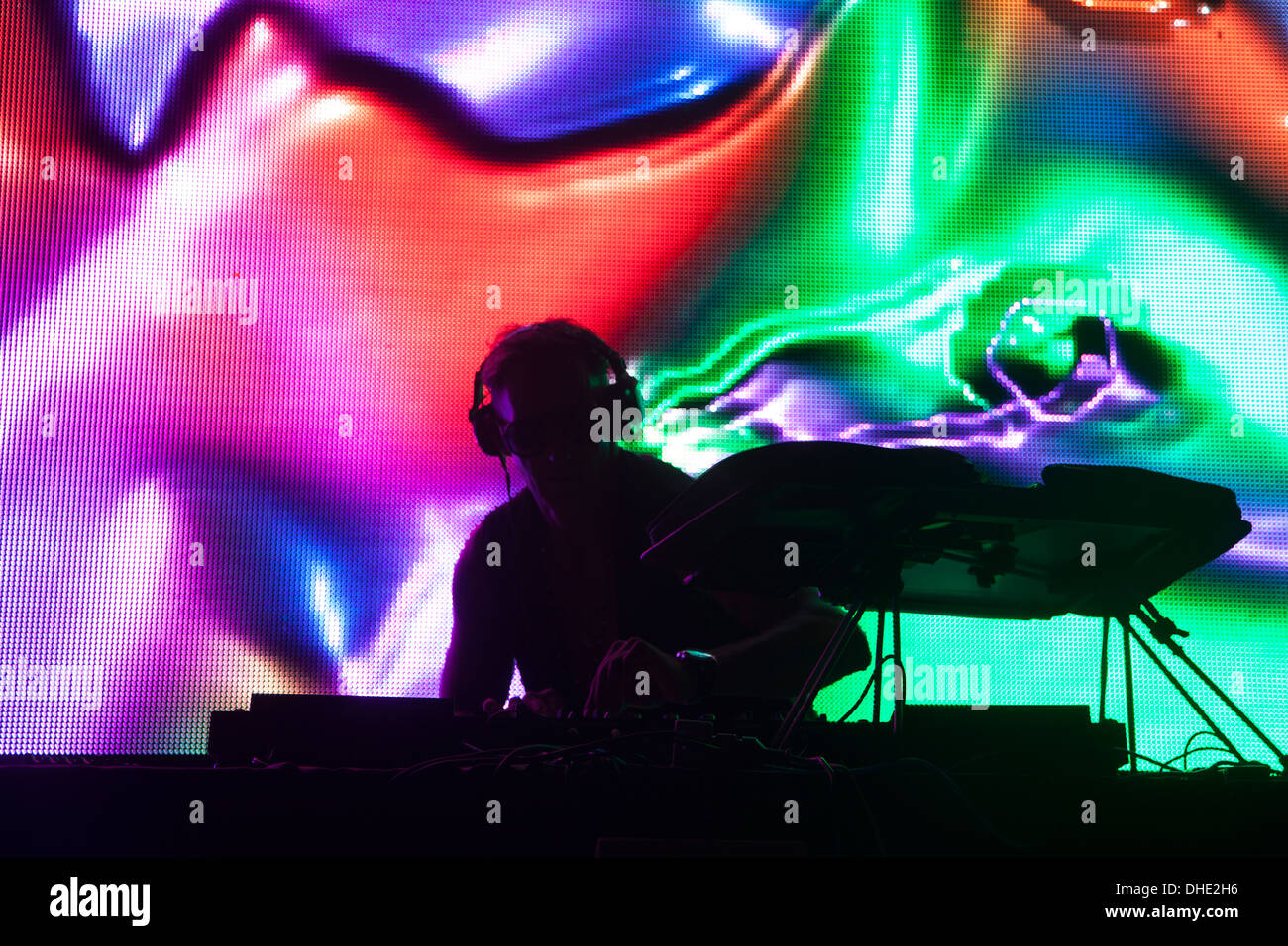 disk jockey dj screens color music party fun dance entertain ...