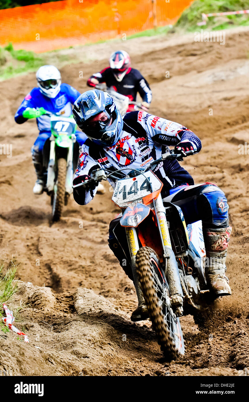Mx riders jump hi-res stock photography and images - Alamy