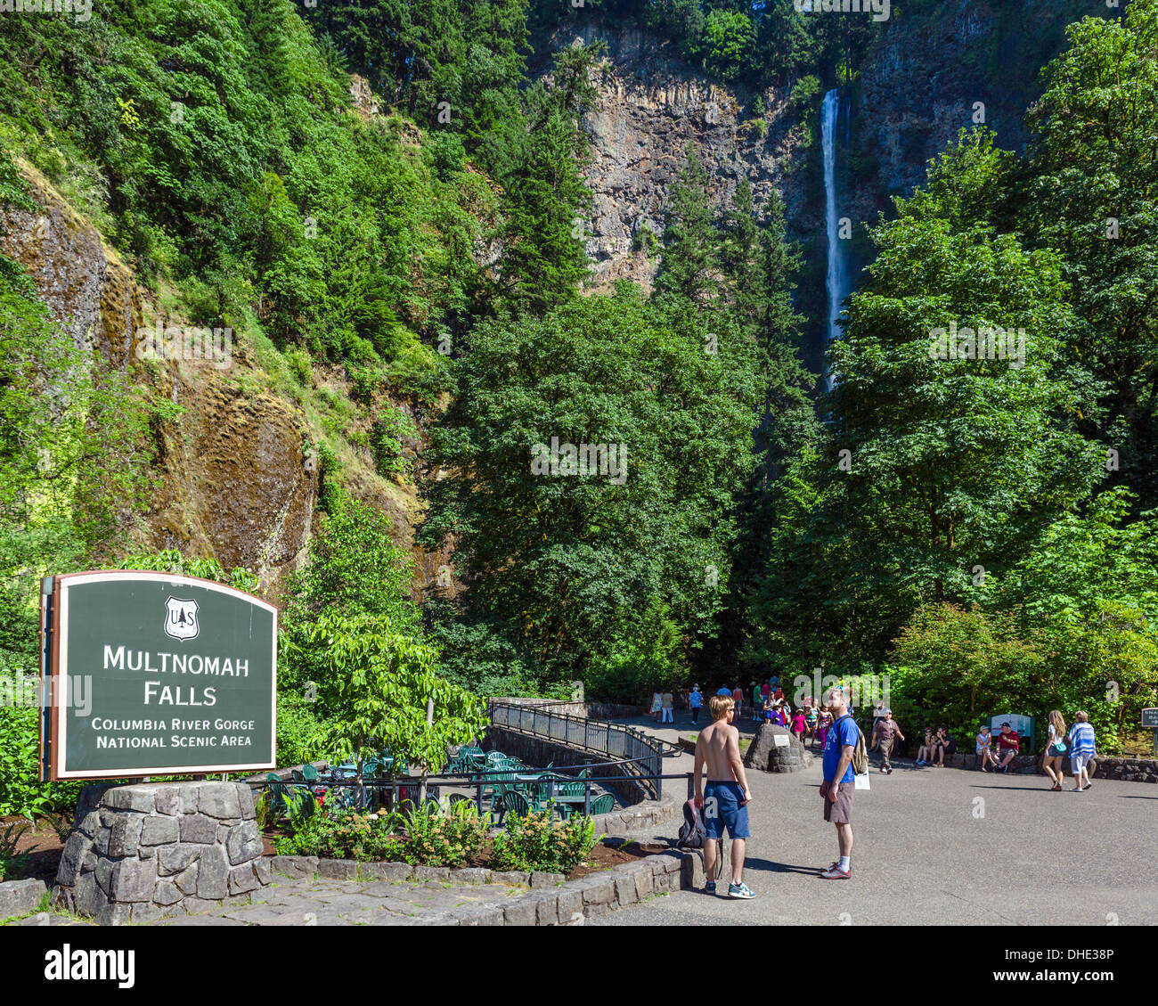 Multnomah falls columbia river hi-res stock photography and images - Alamy
