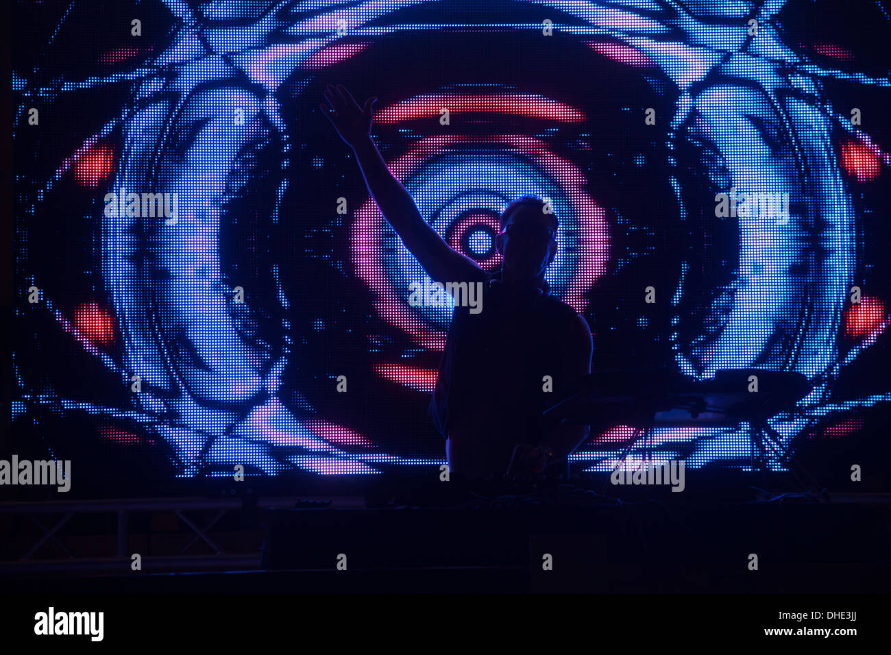 disk jockey dj screens color music party fun dance entertain ...