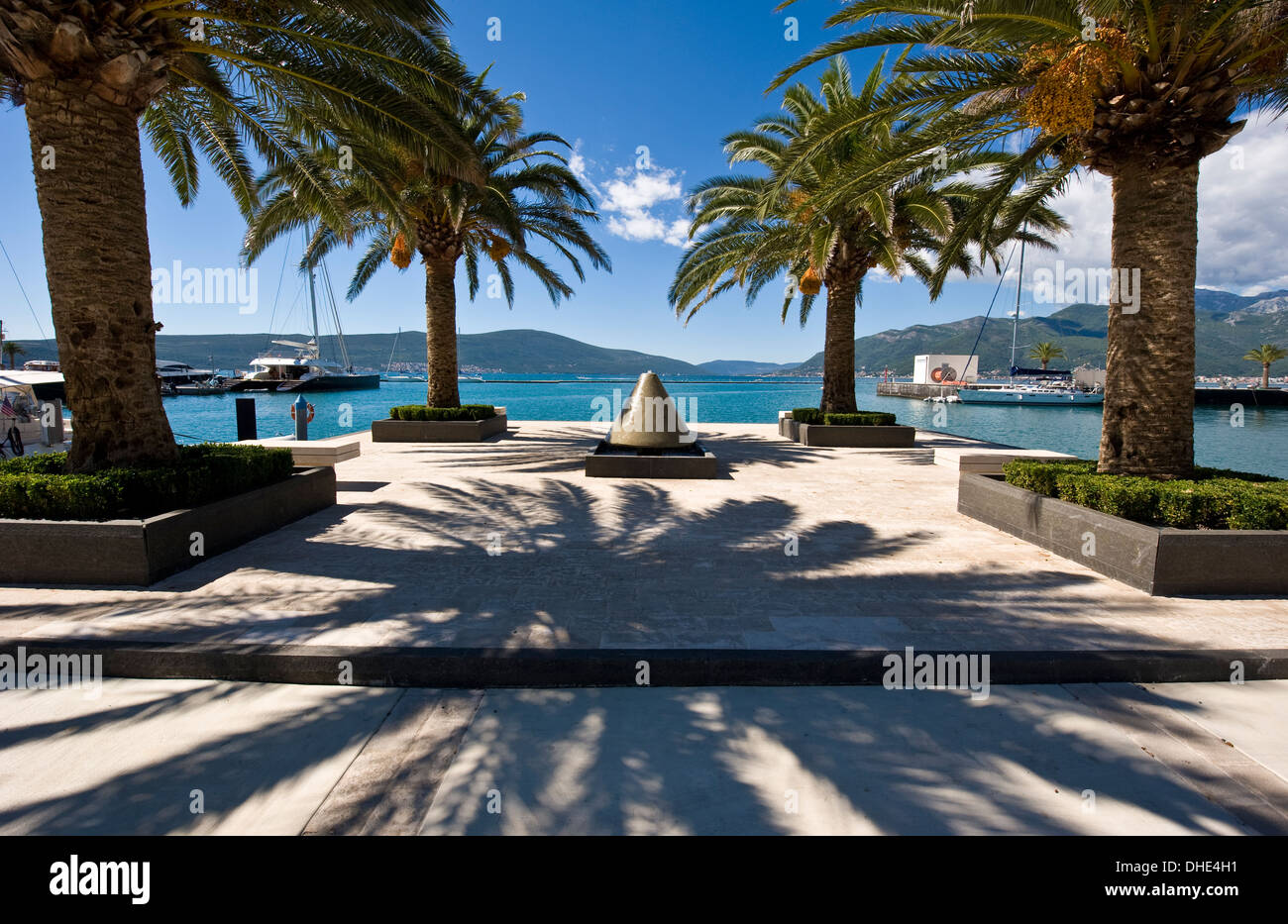 The marina and port in Tivat, Crna Gora, Montenegro Stock Photo - Alamy