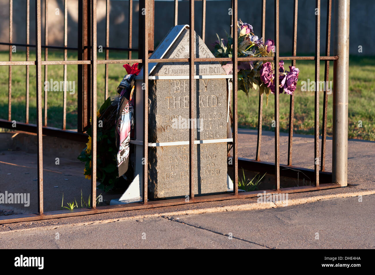 Billy the Kid's grave, Old Fort Sumner Museum, Fort Sumner, New Mexico ...