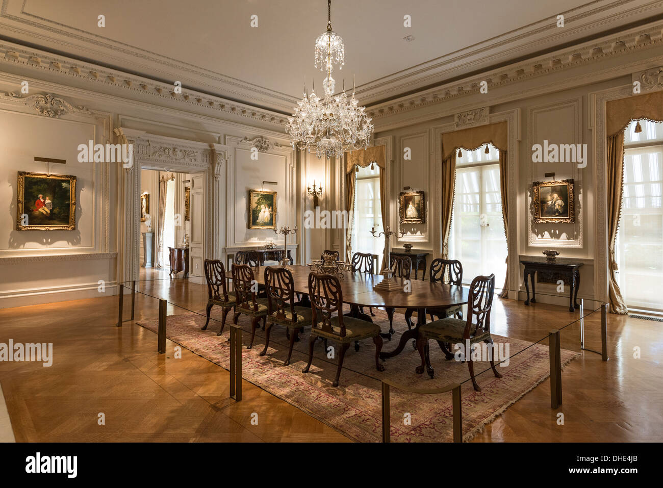 The interior of the beautiful Huntington Art Gallery at the Huntington ...