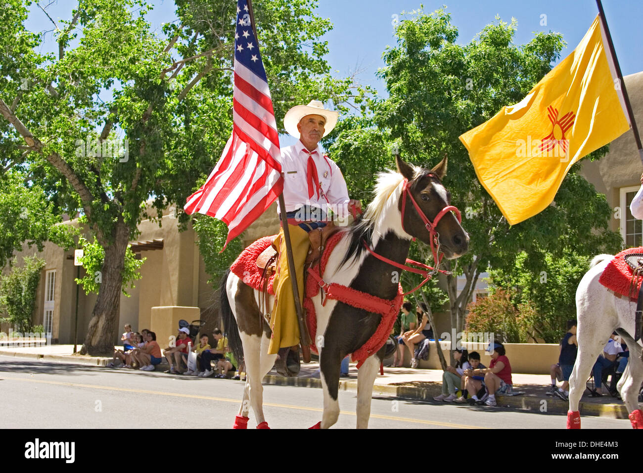Cowboy Carrying American Flag High Resolution Stock Photography and ...