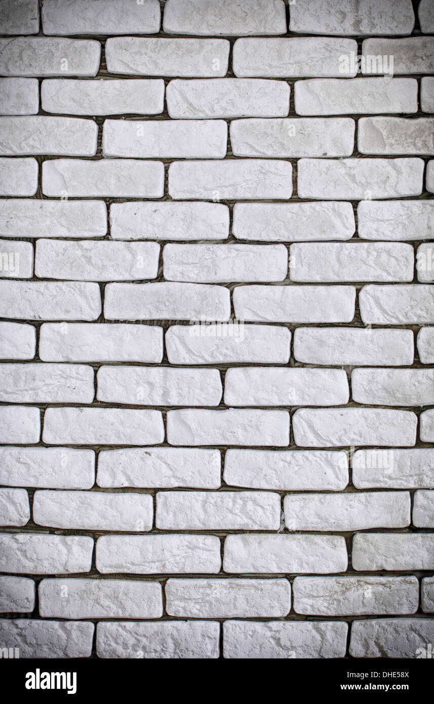 background of white brick wall texture pattern Stock Photo - Alamy