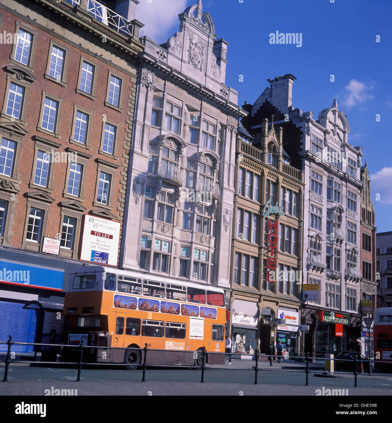 UK, Manchester, Piccadilly Square Stock Photo - Alamy