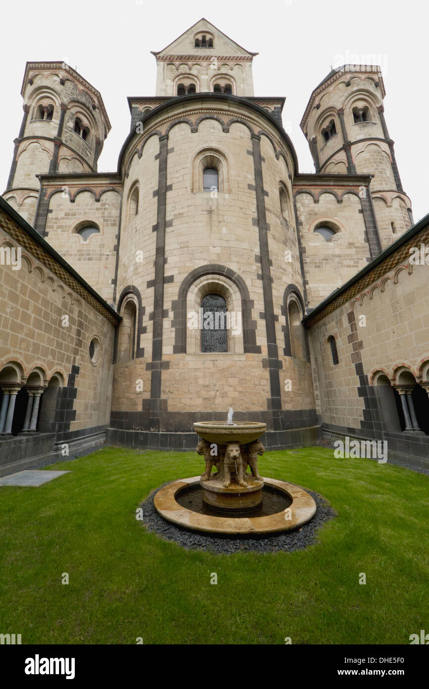 Cloister of Maria Laach Abbey, Germany Stock Photo - Alamy