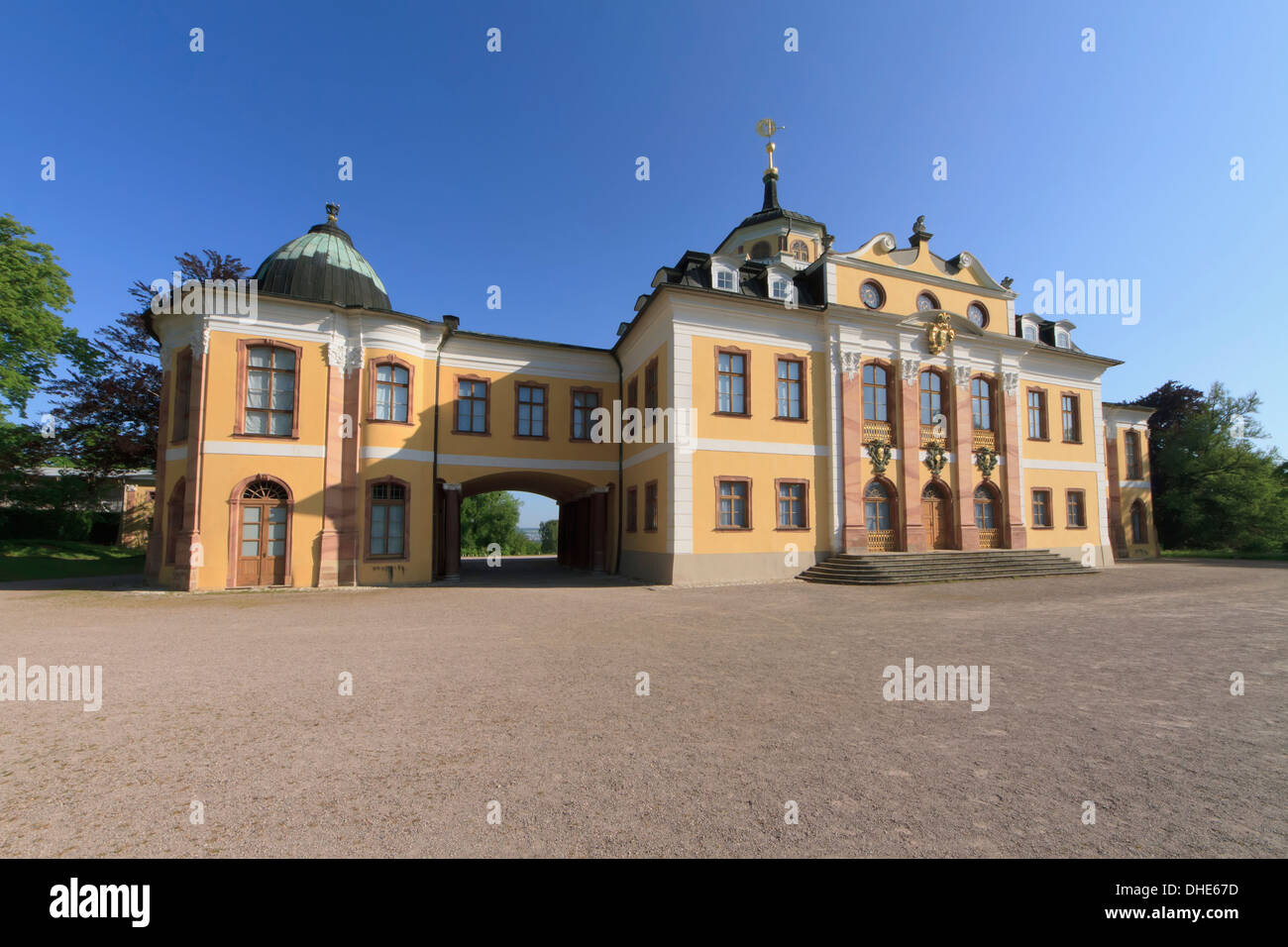 Schloss Belvedere palace, Weimar, Thuringia, Germany Stock Photo - Alamy