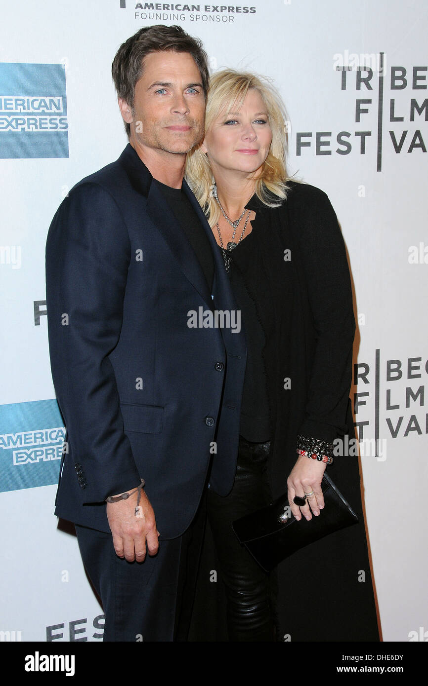 Rob Lowe and Sheryl Berkoff, 2012 Tribeca Film Festival - 'Knife Fight ...
