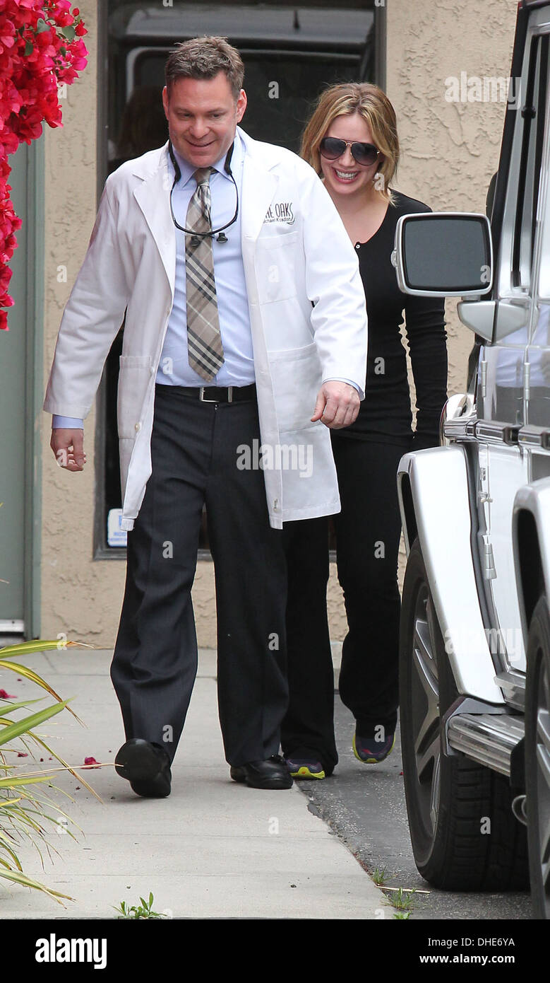 Hilary Duff leaves a doctor's office Los Angeles, California - 25.04.12 ...