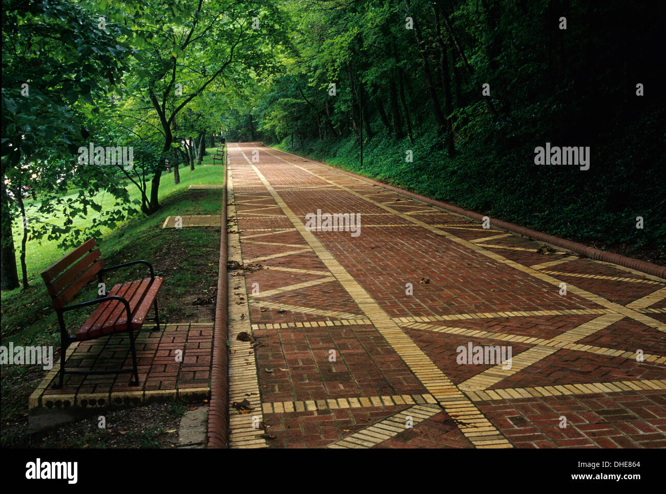 Grand Promenade, Hot Springs National Park, Arkansas Stock Photo - Alamy