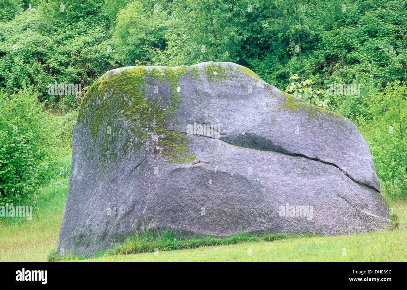 Transformation stone, Xa:ytem Longhouse Interpretive Center, British ...