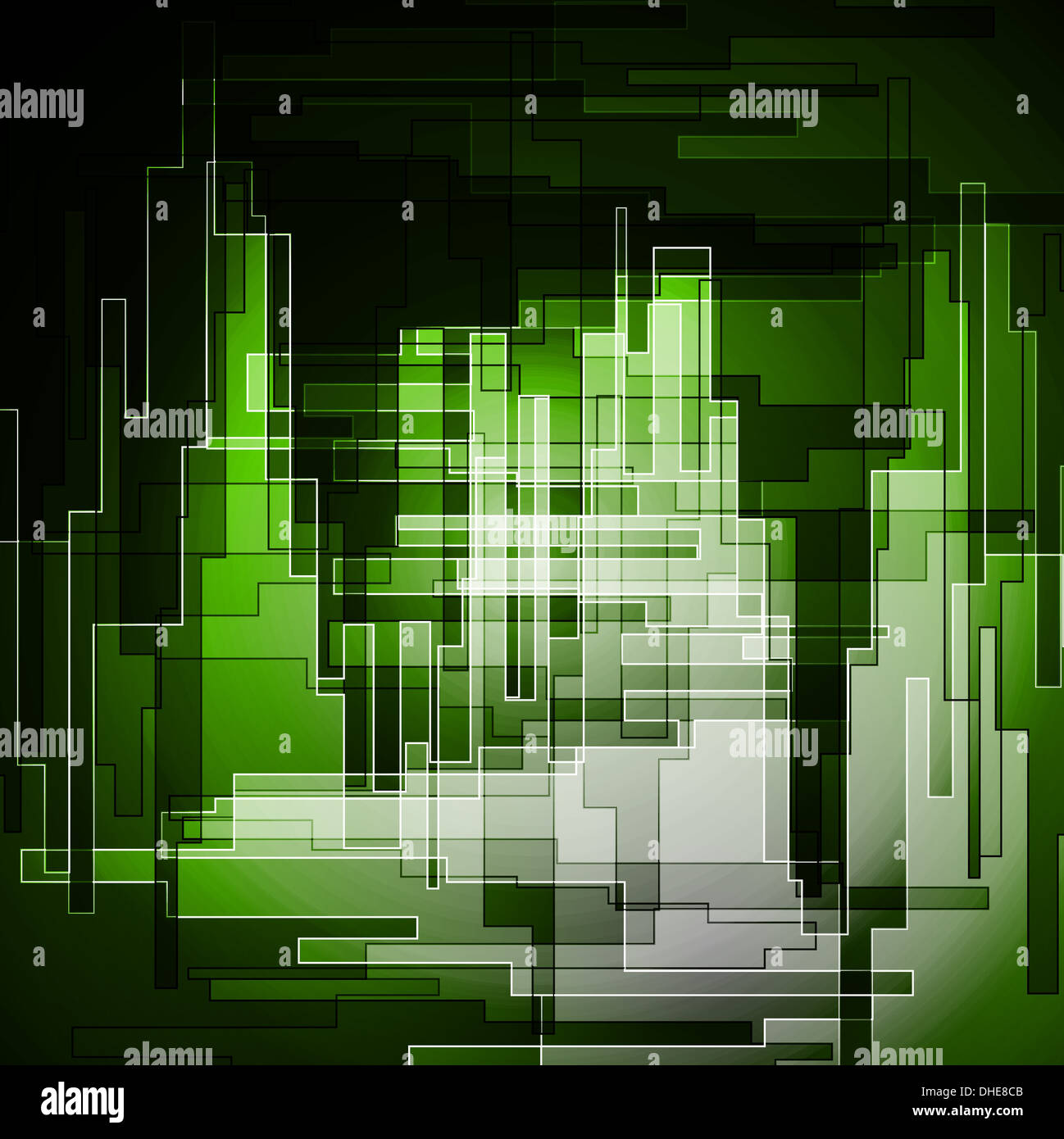 Green abstract background. Vector illustration Stock Photo - Alamy