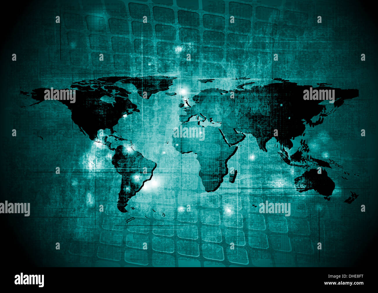 Grunge vector map background Stock Photo - Alamy