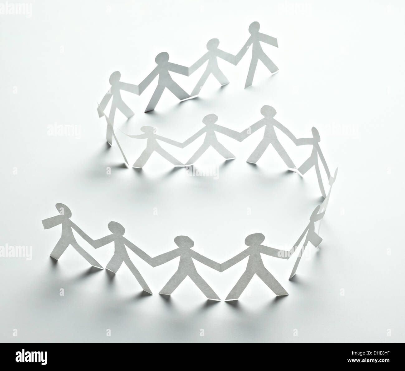 Group of people silhouette cutout hi-res stock photography and images ...