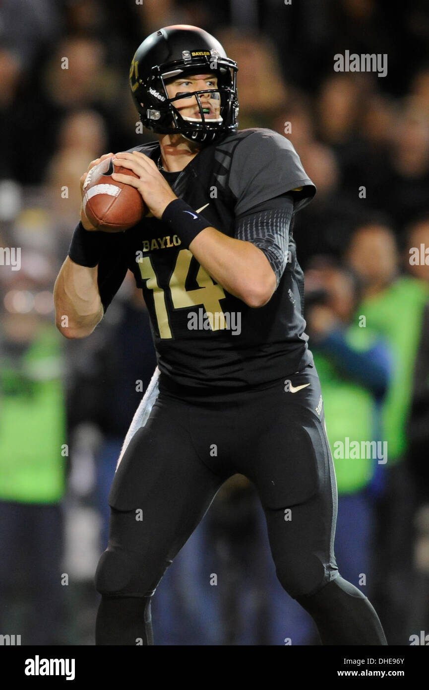 Waco, TX, USA. 7th Nov, 2013. Baylor Bears quarterback Bryce Petty (14 ...