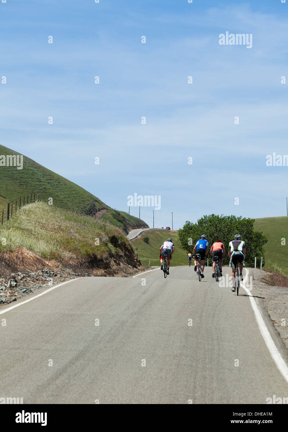 Behind cyclists hi-res stock photography and images - Alamy