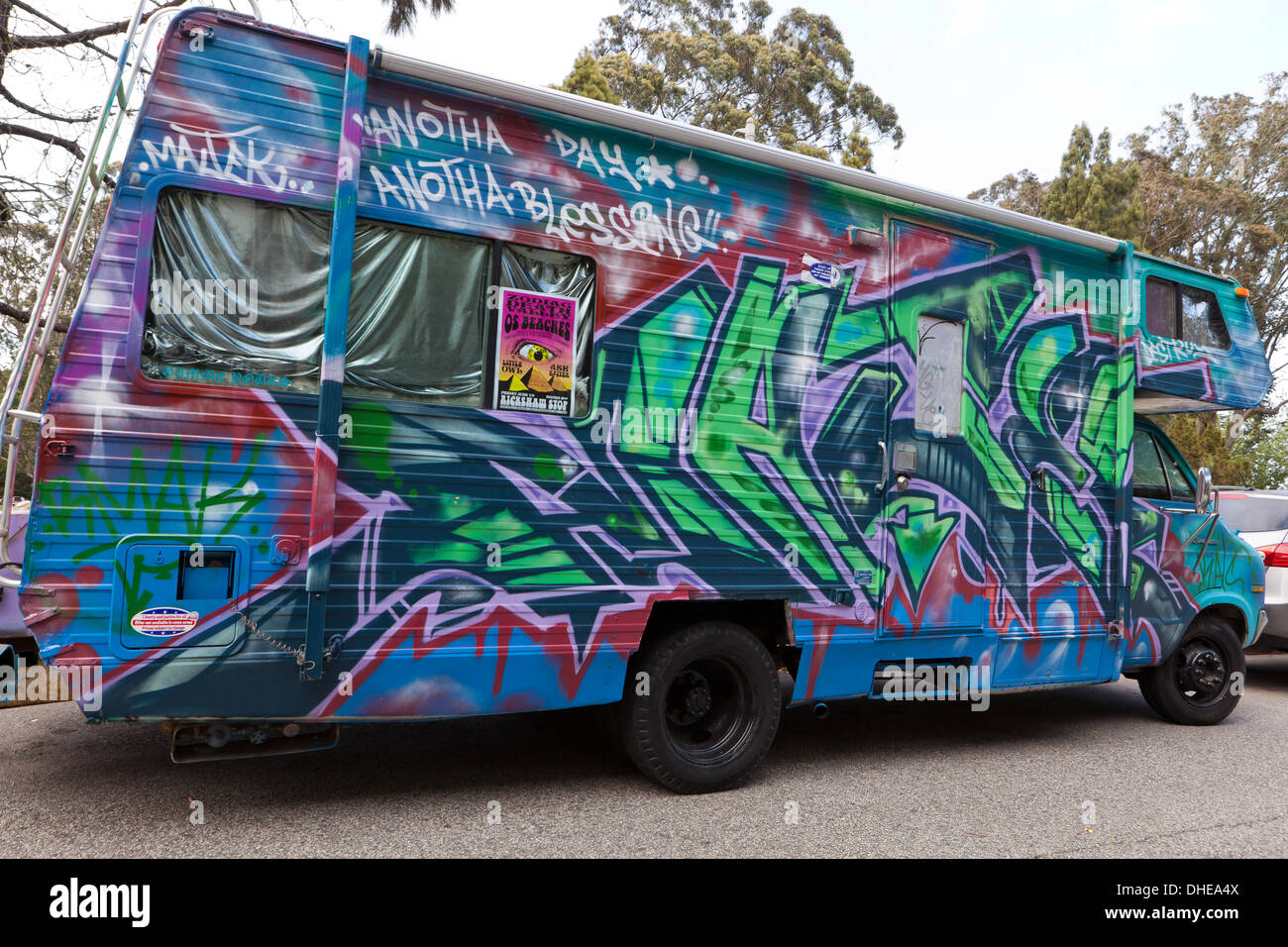 Camper Van Art High Resolution Stock Photography and Images - Alamy