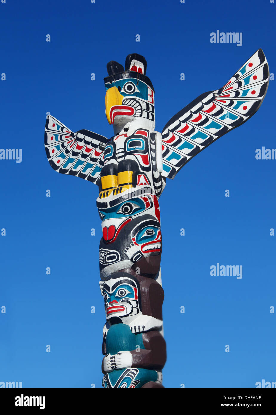 Native American Totem Pole Art